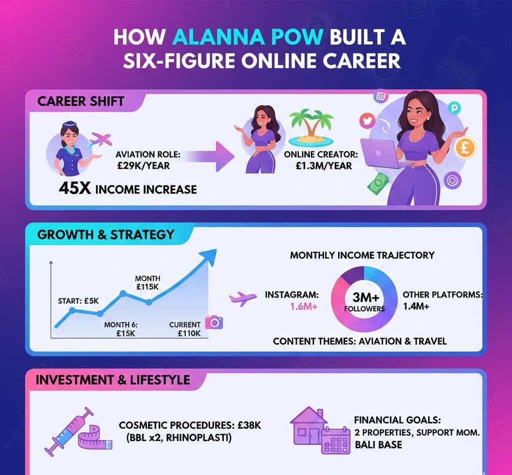 How Alanna Pow Built a Six-Figure Online Career
