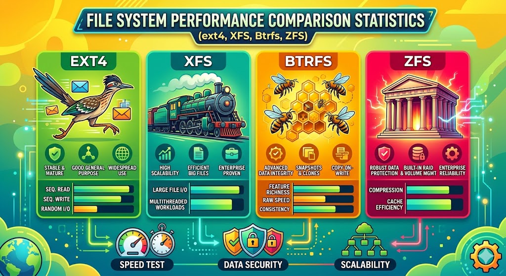 File System Performance Comparison Statistics 2026