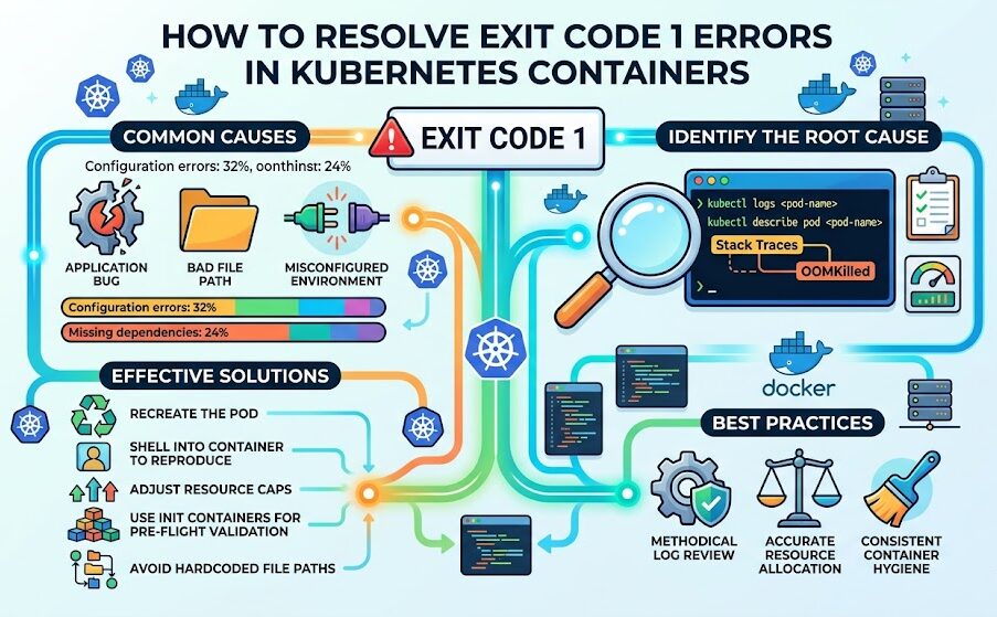 How to Resolve Exit Code 1 Errors in Kubernetes Containers