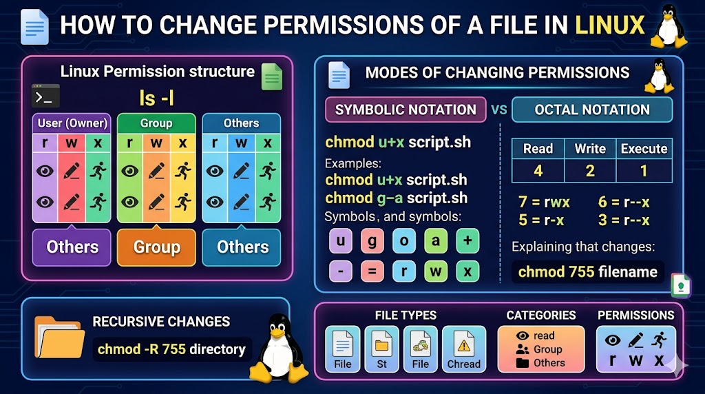 How To Change Permissions Of A File In Linux