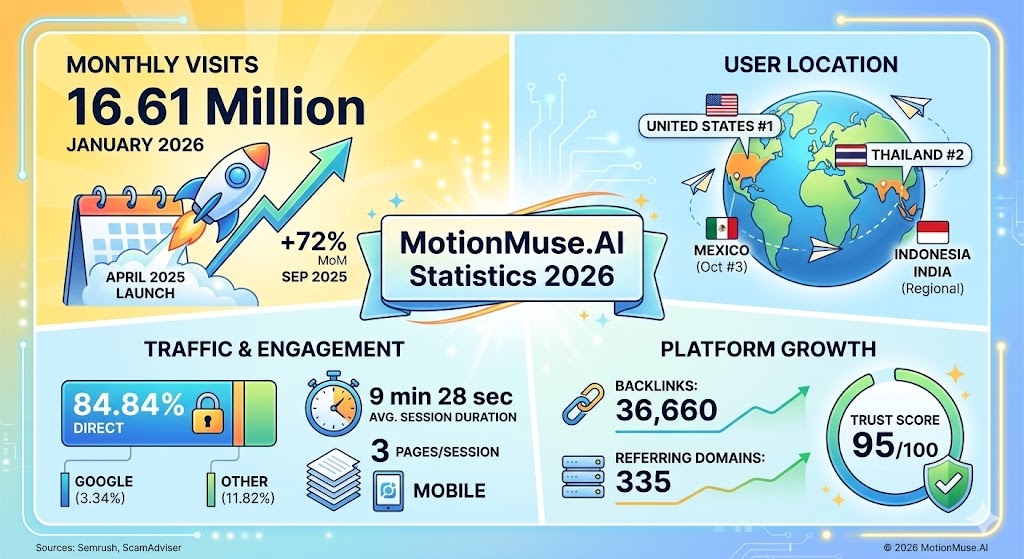 MotionMuse.AI Statistics 2026