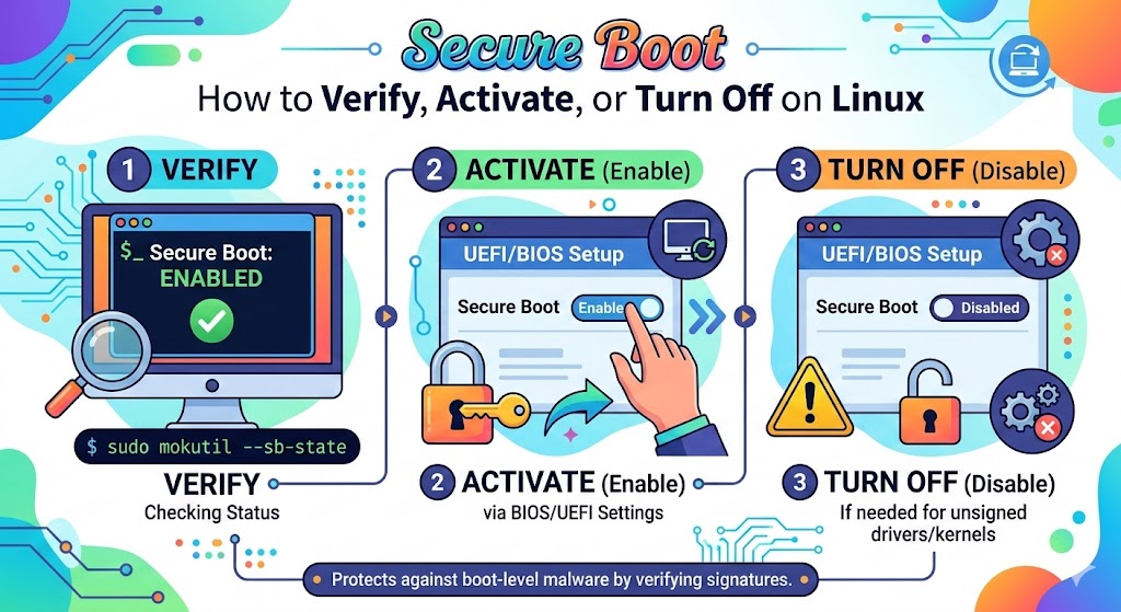 How to Verify, Activate, or Turn Off Secure Boot on Linux