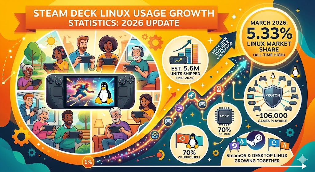 Steam Deck Linux Statistics 2026