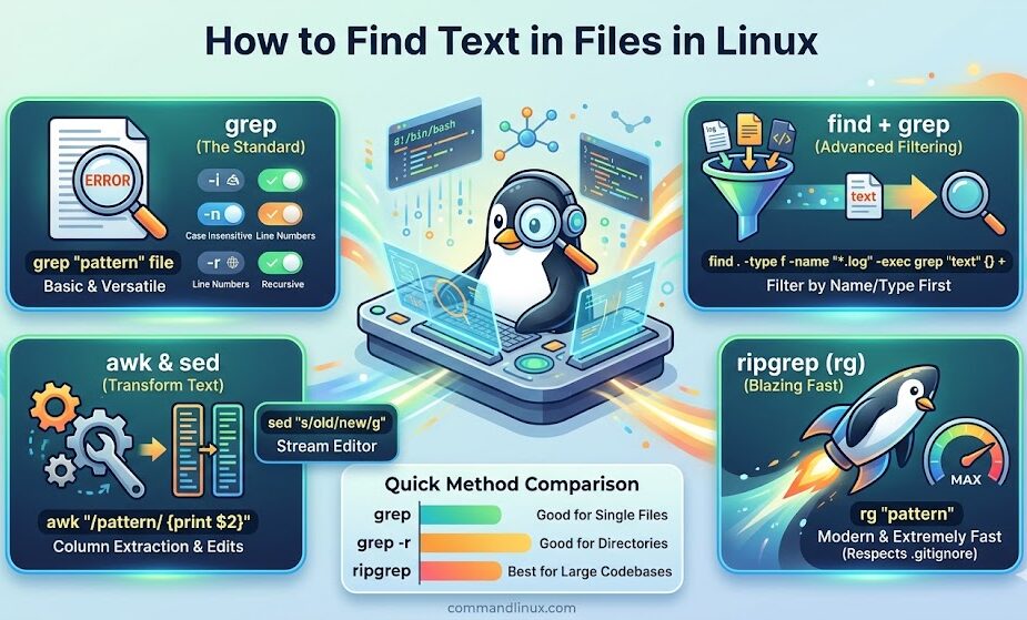 How To Find Text in Files In Linux