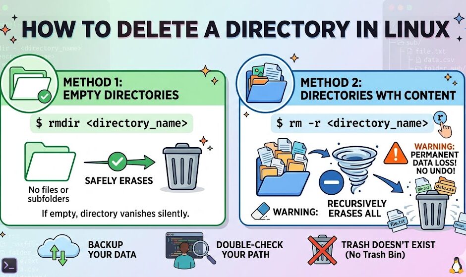 How to Delete a Directory in Linux